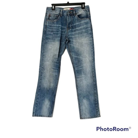 KAYDEN.K | Jeans | Kaydenk Mens Acid Washed Tapered Fit Jeans Pants ...